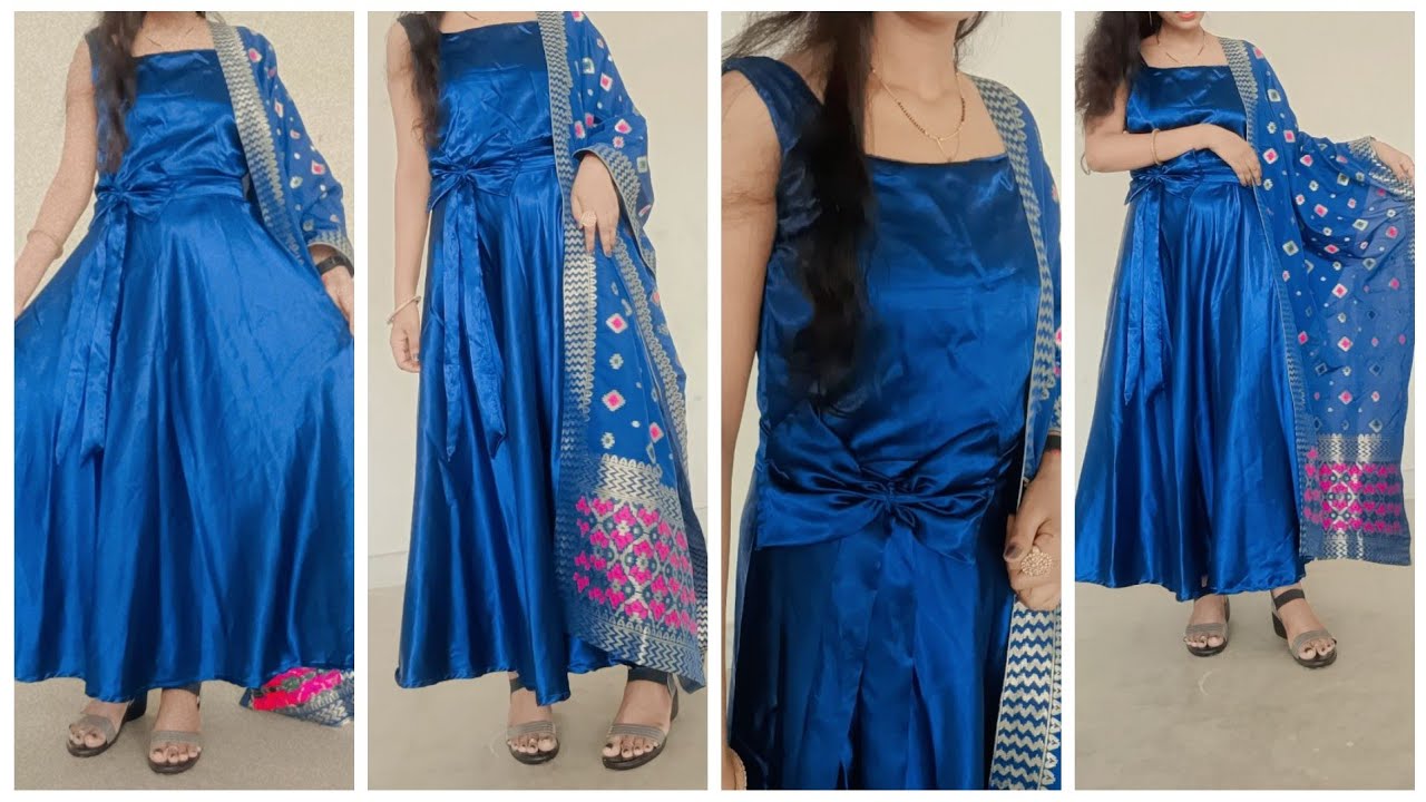 Umbrella Long Frock Designs || Full Cutting And Stitching || Long Frock ...
