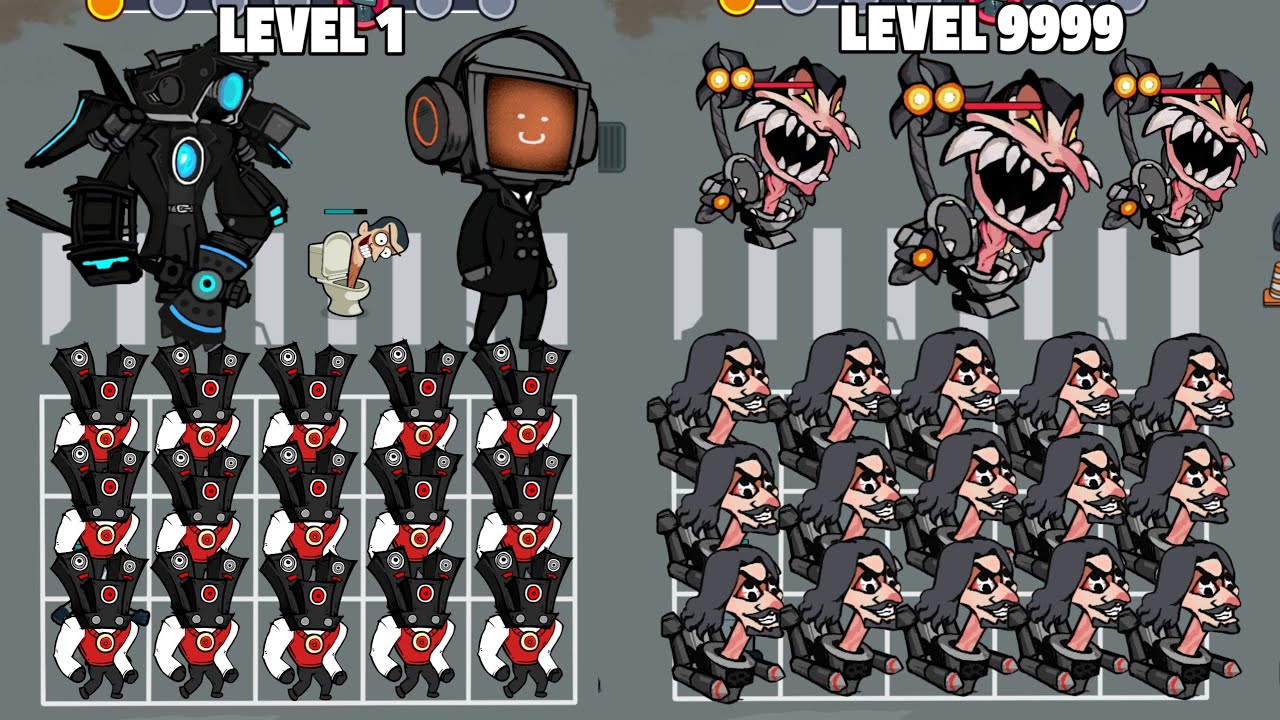 Camera Clash Shoot Battle War Max Level Gameplay Merge Battle Merge War ...