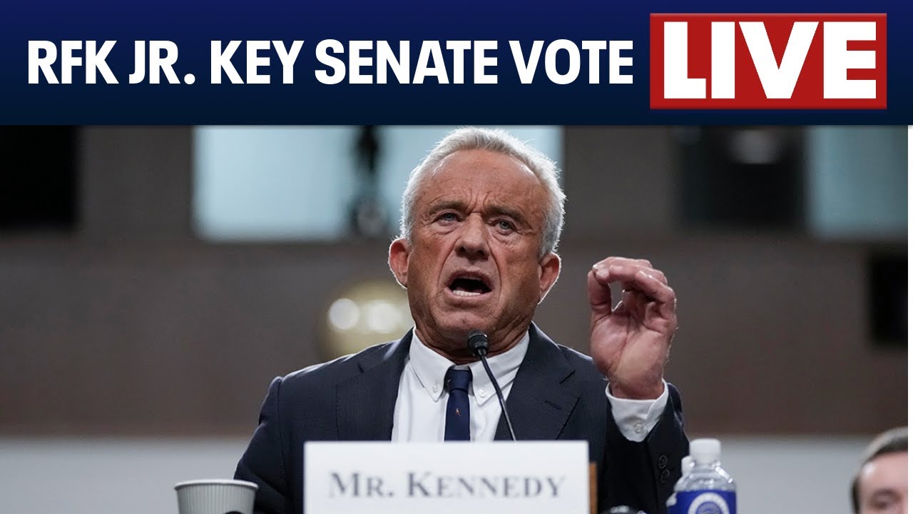 LIVE l RFK Jr. to face Senate committee vote for HHS secretary - YouTube