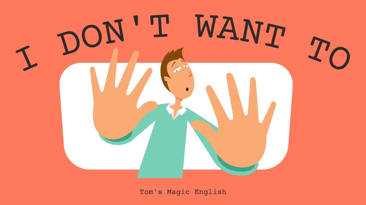 I Don't Want To - Short ESL story for elementary students - YouTube