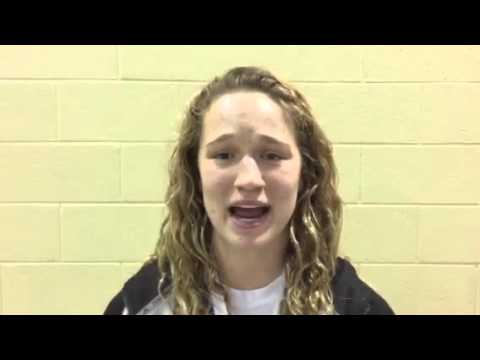 Sarah Hayhurst of Centre wins women's 3m Diving - YouTube