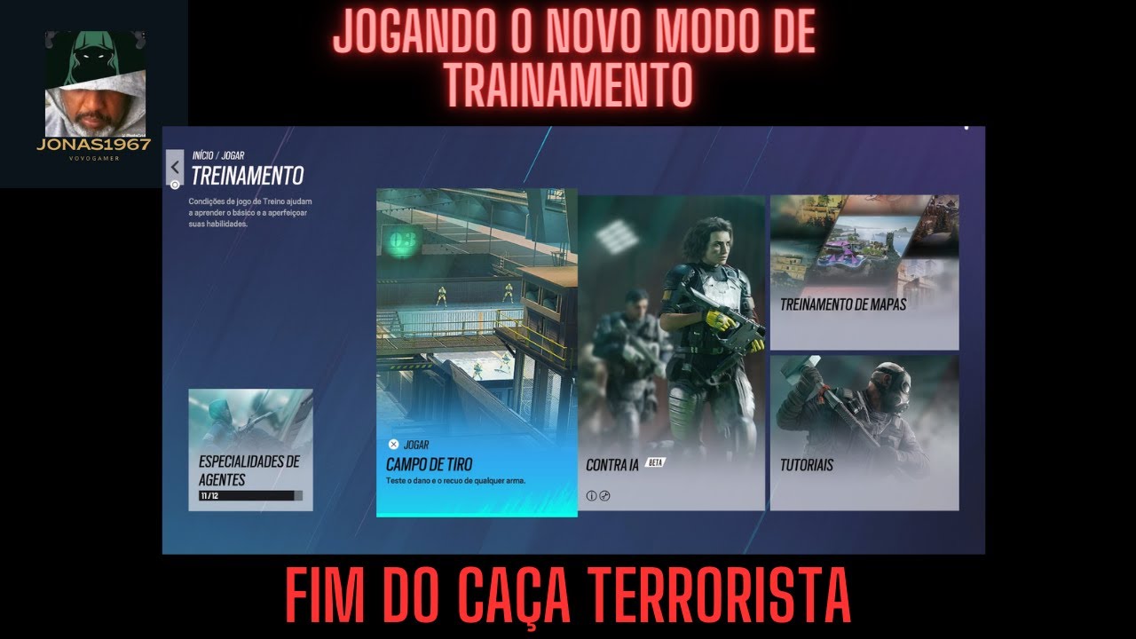 Saiba tudo sobre o modo de treinamento de rainbow six siege - YouTube