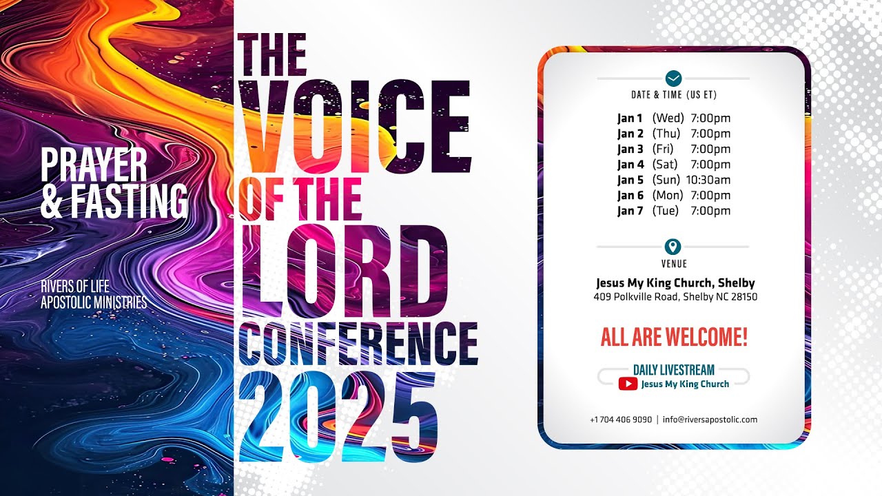 PROPHECY 2025 | VOICE OF THE LORD CONFERENCE JMK |USA | DAY 2 - YouTube