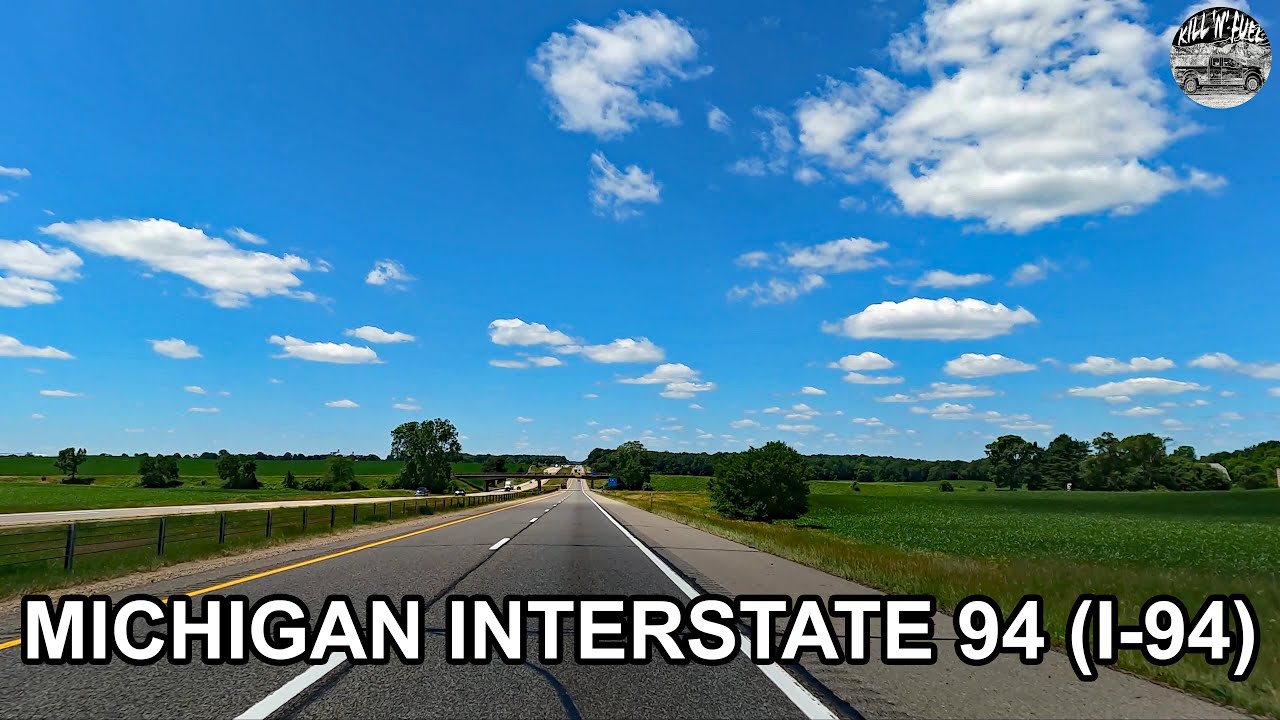 4K Michigan Interstate 94 (I-94) Highway Michigan Avenue (US-12) to ...