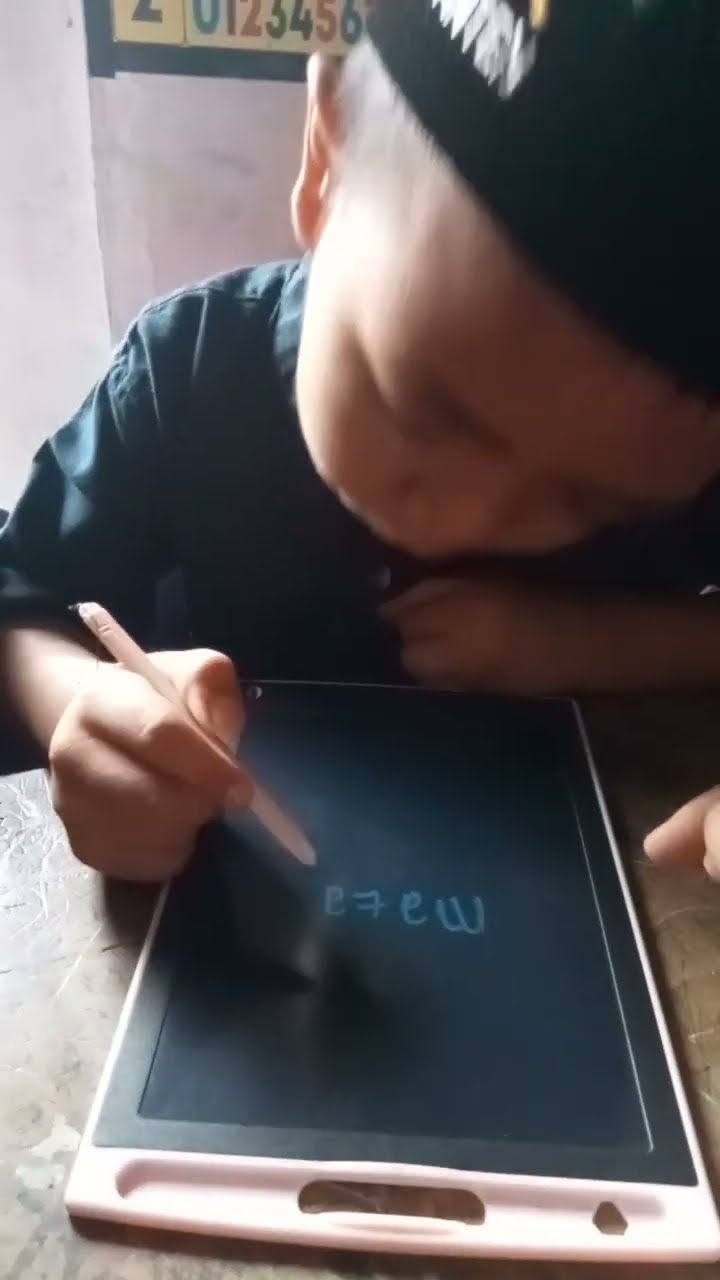 Belajar Menulis Kata "mata" di Tablet - YouTube