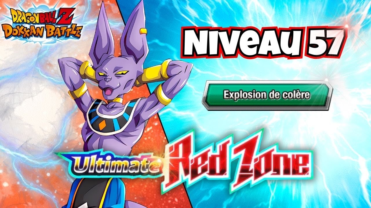 Red Zone sur la piste de Vegeta VS Beerus, 6 perso de la catégorie ...