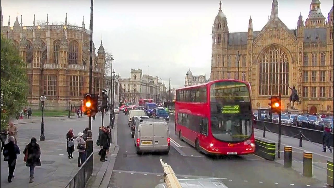 London Buses - London General SN60 BZB on Route 87 to Aldwych - YouTube