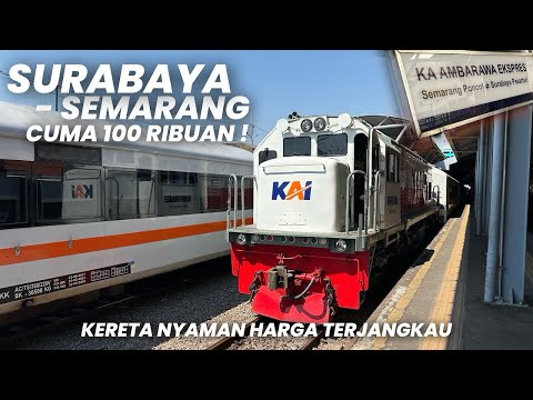 BANYAK DIMINATI MASYARAKAT KERETA NYAMAN HARGA TERJANGKAU‼️KA Ambarawa Ekspres Surabaya - Semarang
