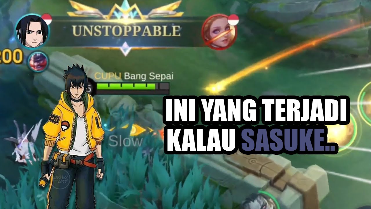 Sasuke Muncul DI MOBILE LEGEND!! - YouTube