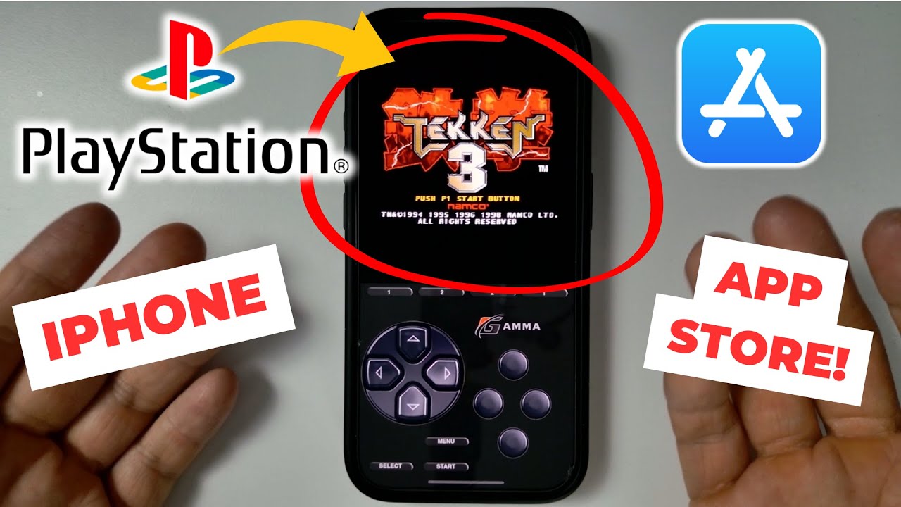 PlayStation 1 game emulator on iPhone App Store through Gamma - NO ...
