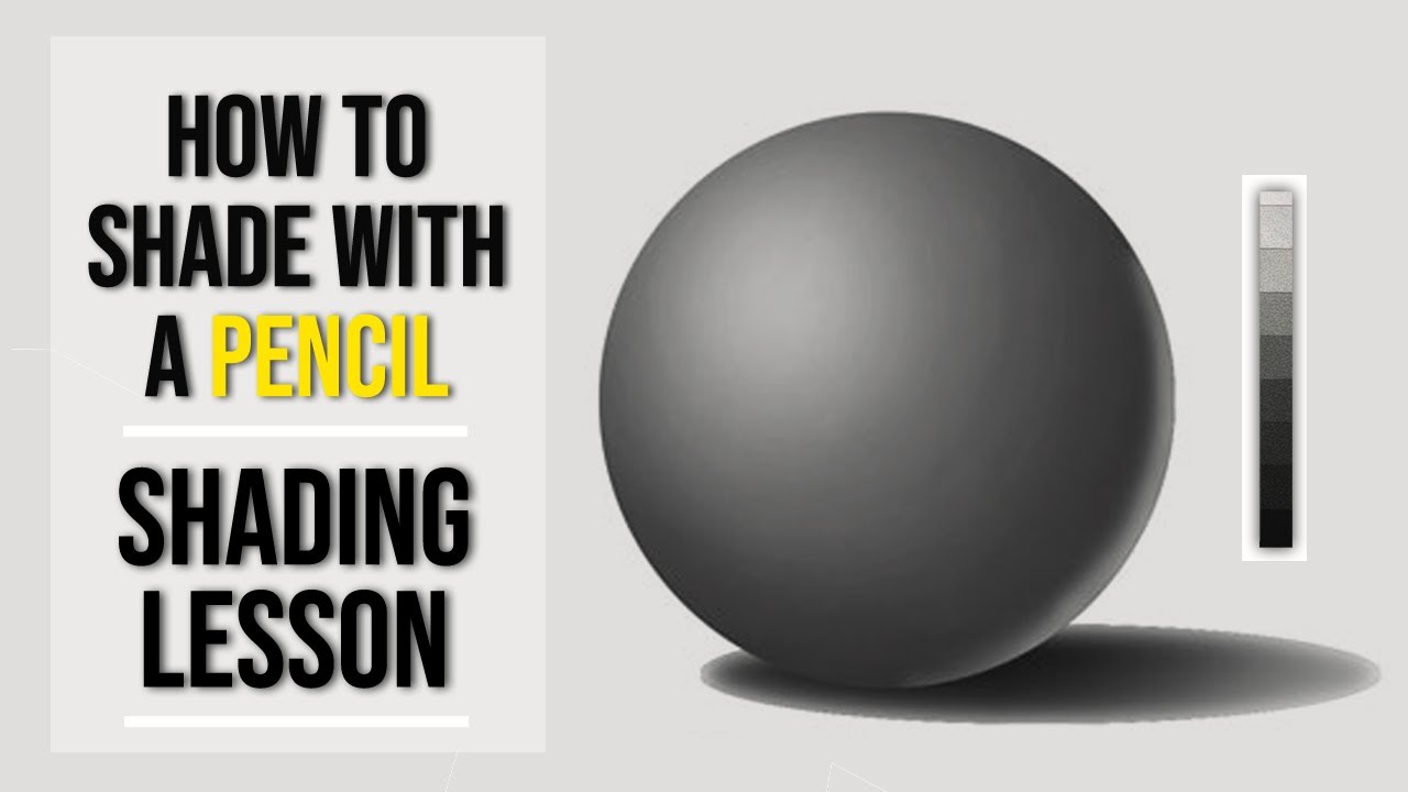 How to Shade with PENCIL for BEGINNERS | SHADING Lesson - YouTube