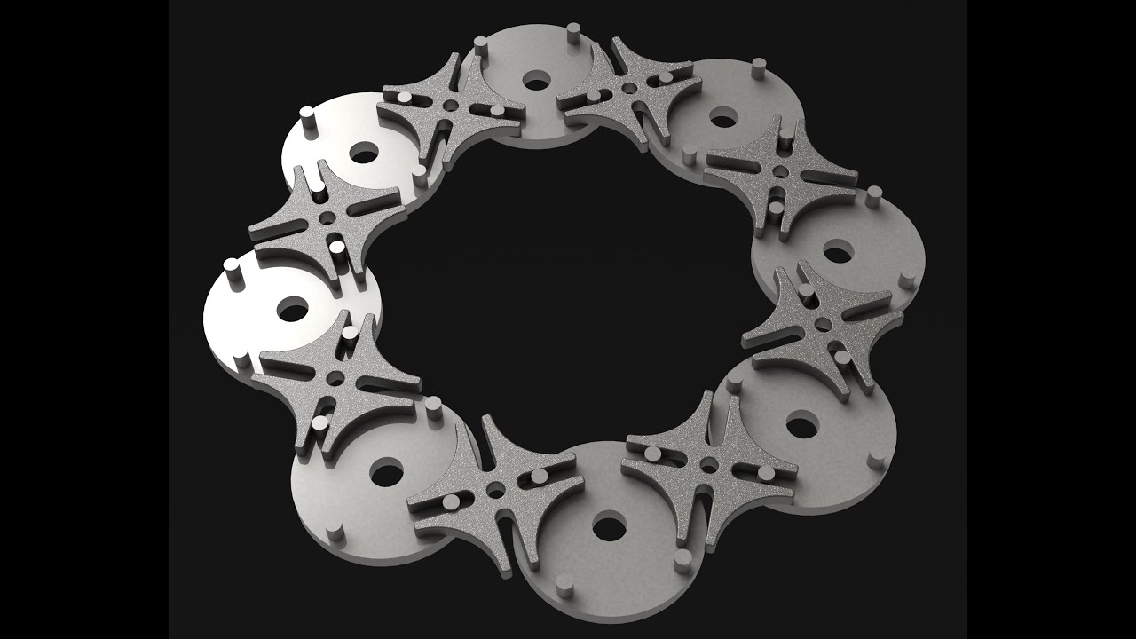 Animation of a Unique Octagonal Shaped Geneva Drive Mechanism Using ...