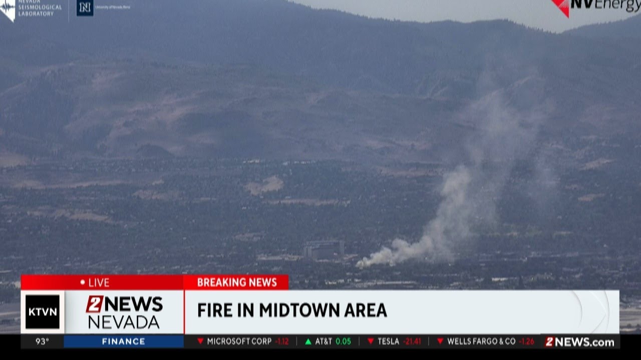 Live Look: Fire at Midtown - YouTube