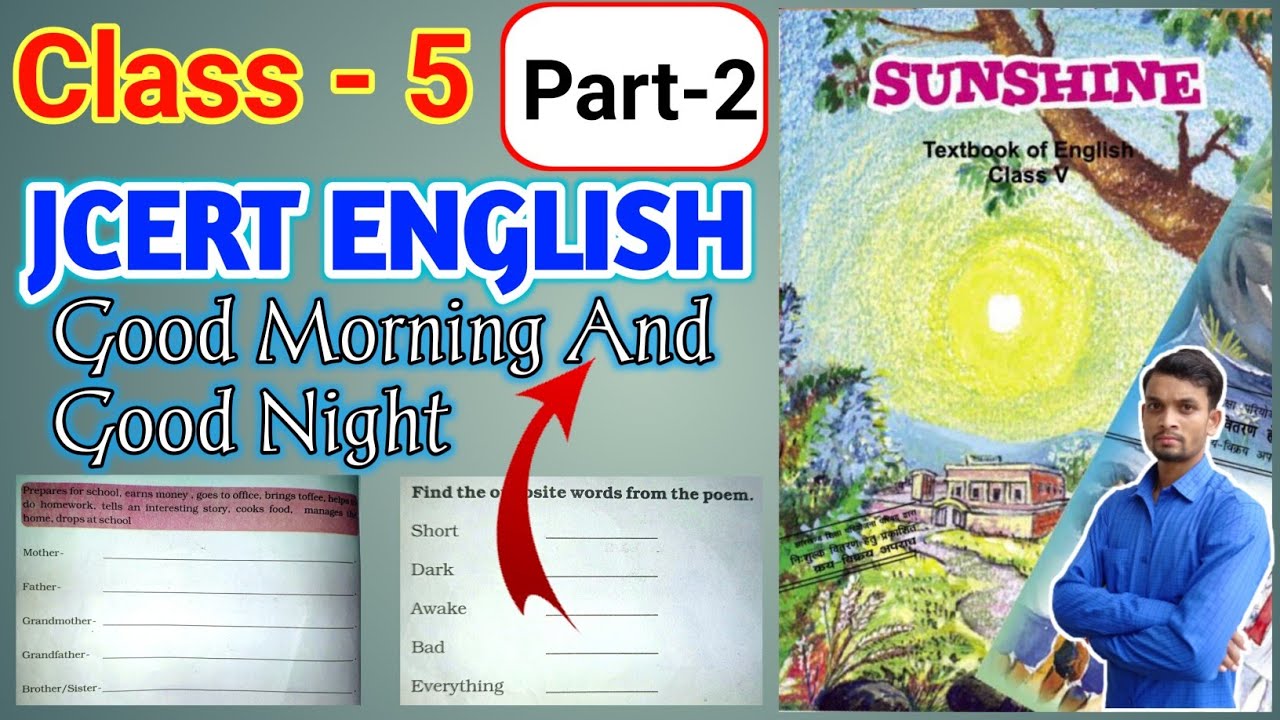 Jcert Class-5 English Good Morning And Good Night Part-2 | Question And ...
