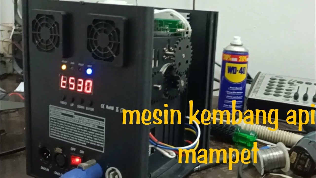 mengatasi mesin kembang api yang mampet - YouTube