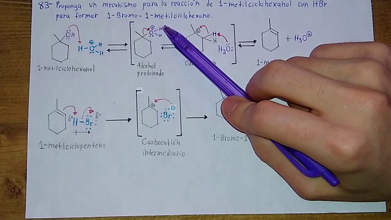 Mecanismos de Reacción. De un Alcohol a un Halogenuro de Alquilo. - YouTube