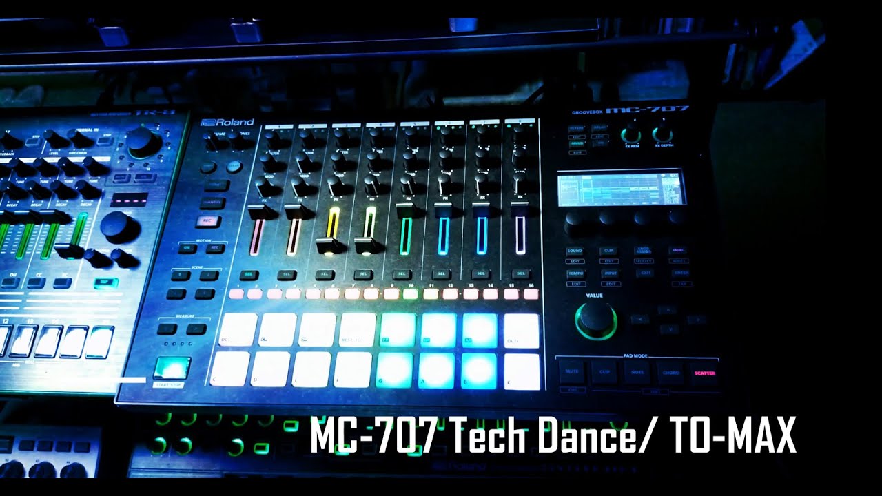 MC-707 Tech Dance / TO-MAX - YouTube