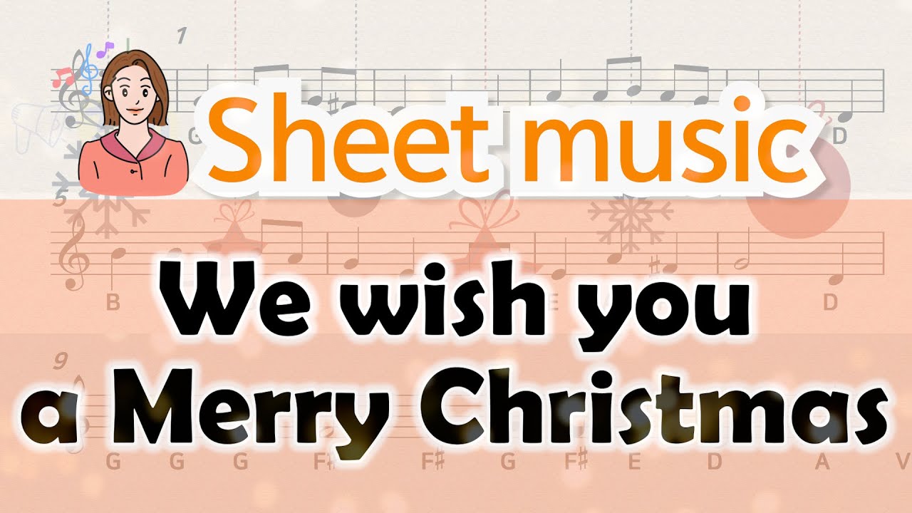 We wish You a Merry Christmas l Carol l Sheet Music with Easy Notes l ...