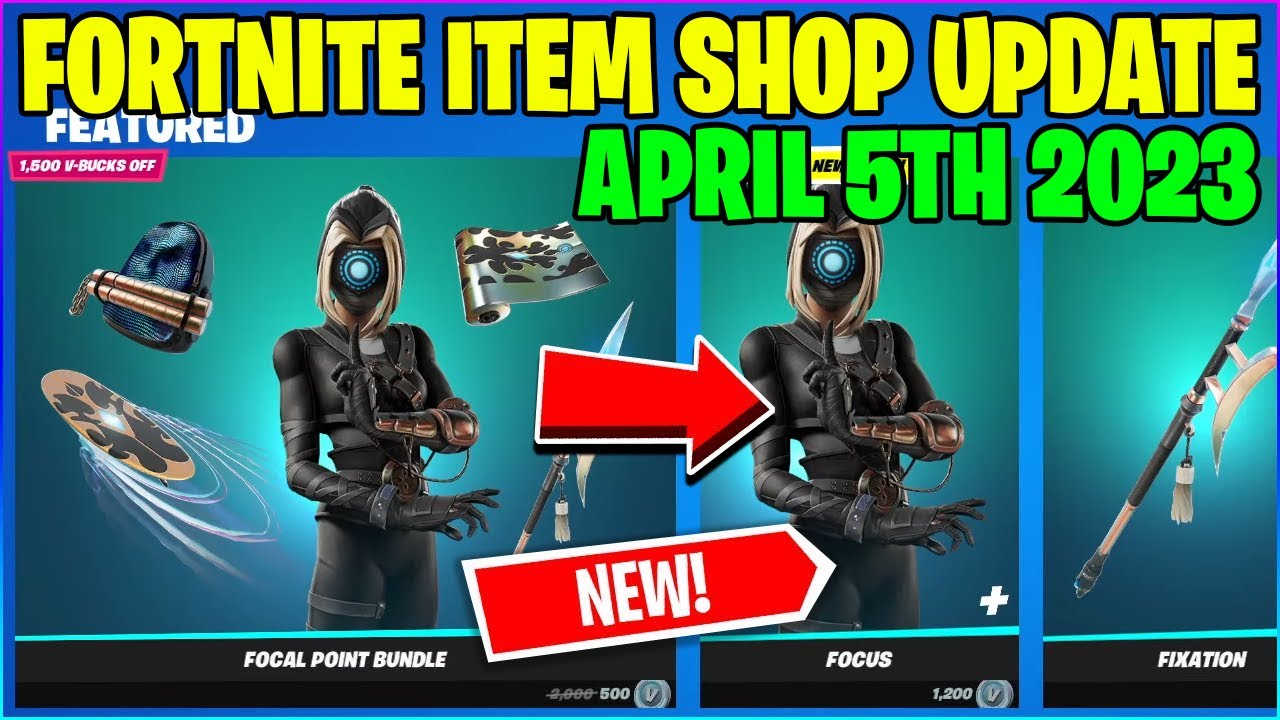 *NEW* FOCUS EDIT STYLE! (FORTNITE ITEM SHOP APRIL 5TH 2023) - YouTube