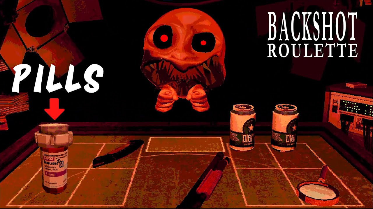 Dangerous Pills!!☠️ Game Becomes Difficult || Backshot Roulette - YouTube