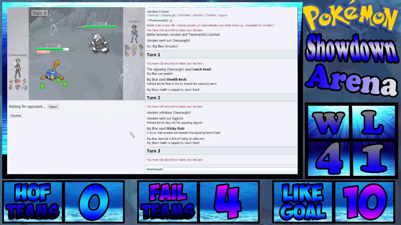 Pokemon Showdown Arena Part 8 So Close But So Far Away - YouTube