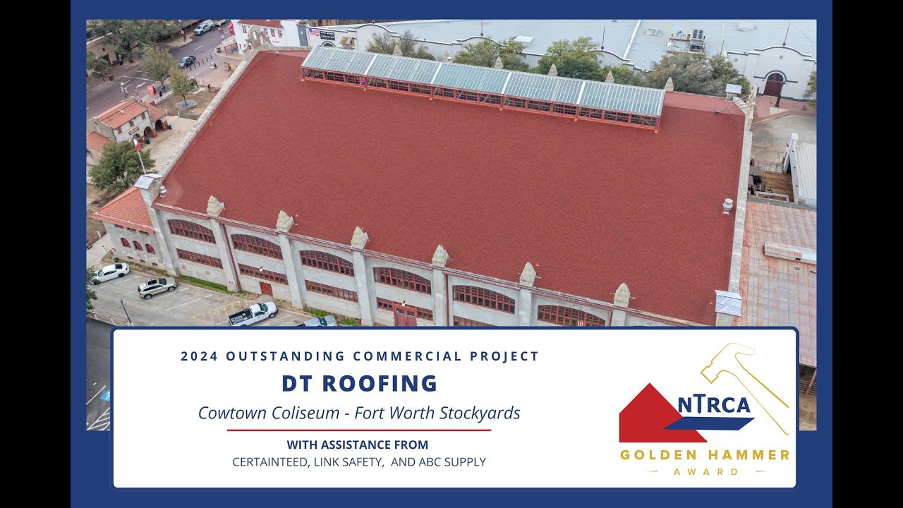 DT Roofing - Outstanding Commercial Project Winner - YouTube