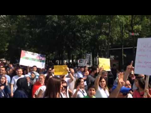 Avusturya'da Gazze'ye destek, İsrail'e lanet yağdı / 22 07 2014 / AVUSTURYA