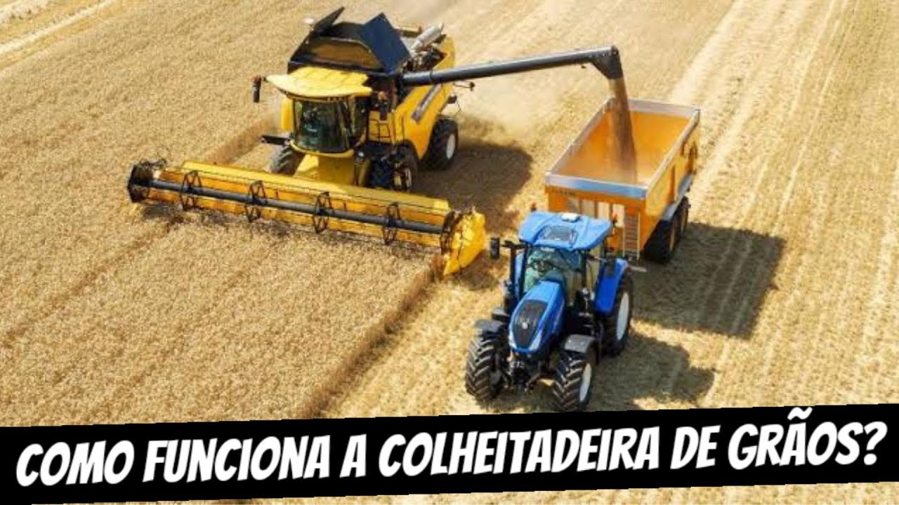 COMO funciona a COLHEITADEIRA? - YouTube