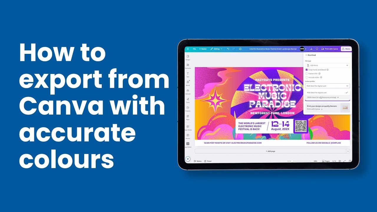 How to Get Accurate Print Colours in Canva - YouTube