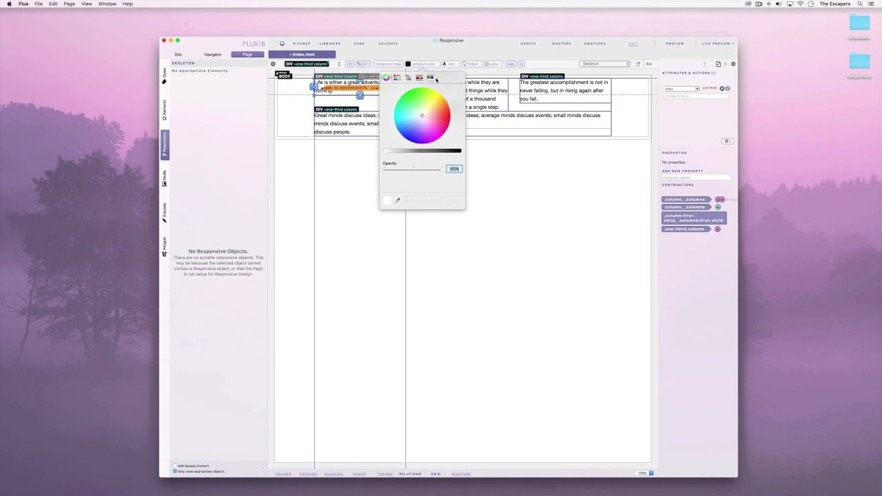 Flux 6 Responsive Design using Skeleton - YouTube