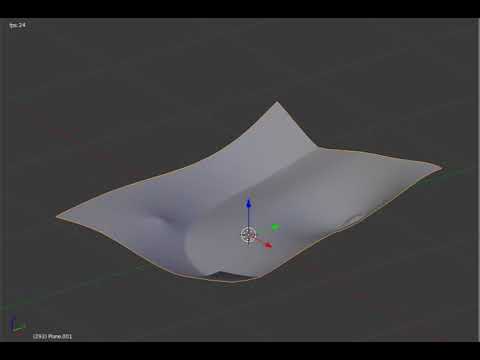 blender wave modifier preview - YouTube