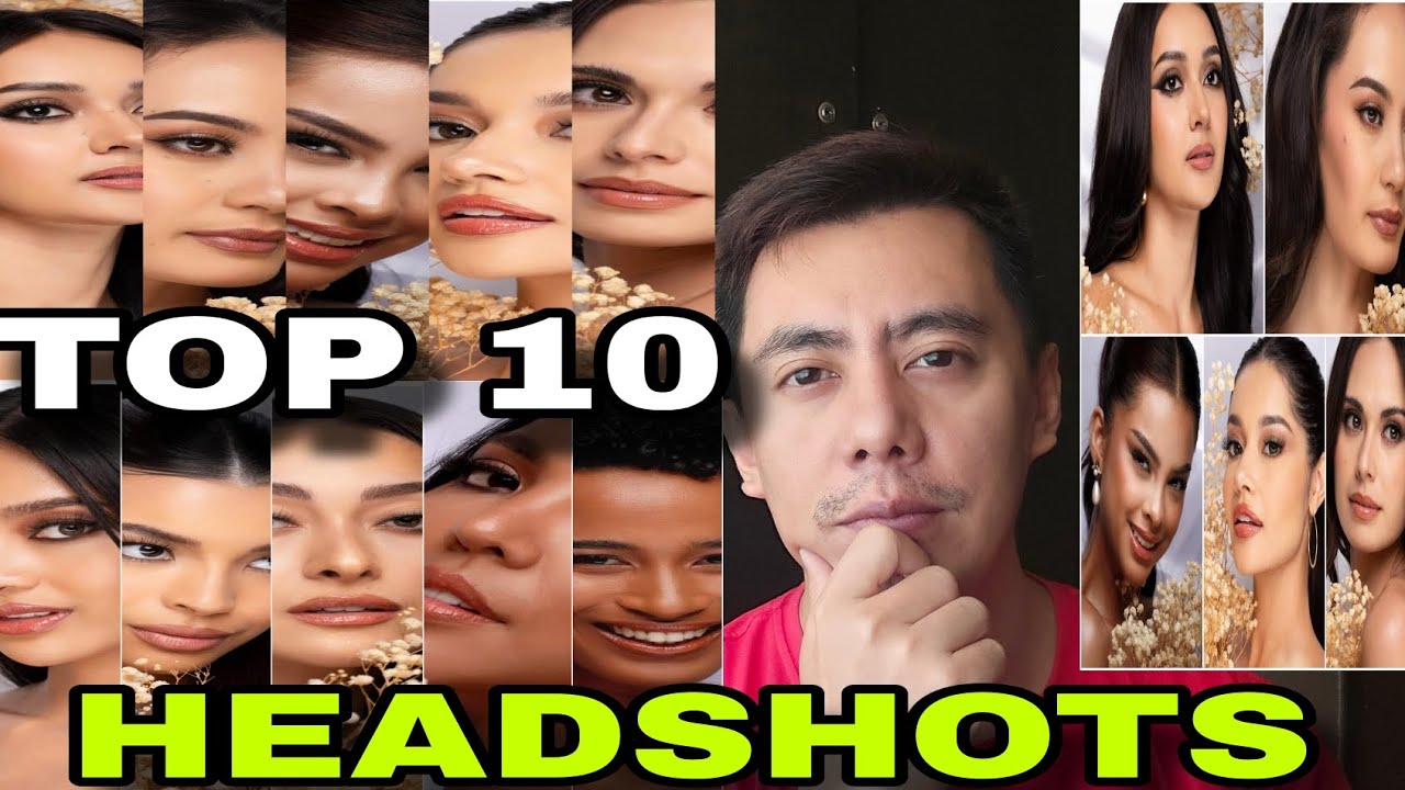 TOP 10 | Best in Headshot or Portraits sa Miss Universe Philippines ...