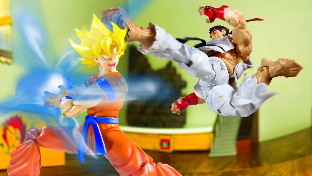 SSJ Goku Vs Ryu | ¡Who Got The BEST Game!? (Animation) - YouTube
