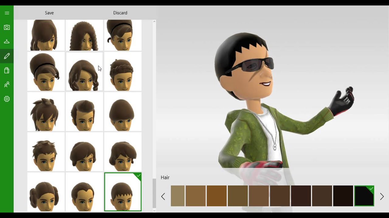 Xbox Avatars.Its so hard to get a hair style - YouTube