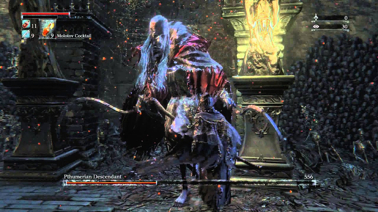 Bloodborne Boss Fight - Pthumerian Descendant - Labyrinth layer 3 ...