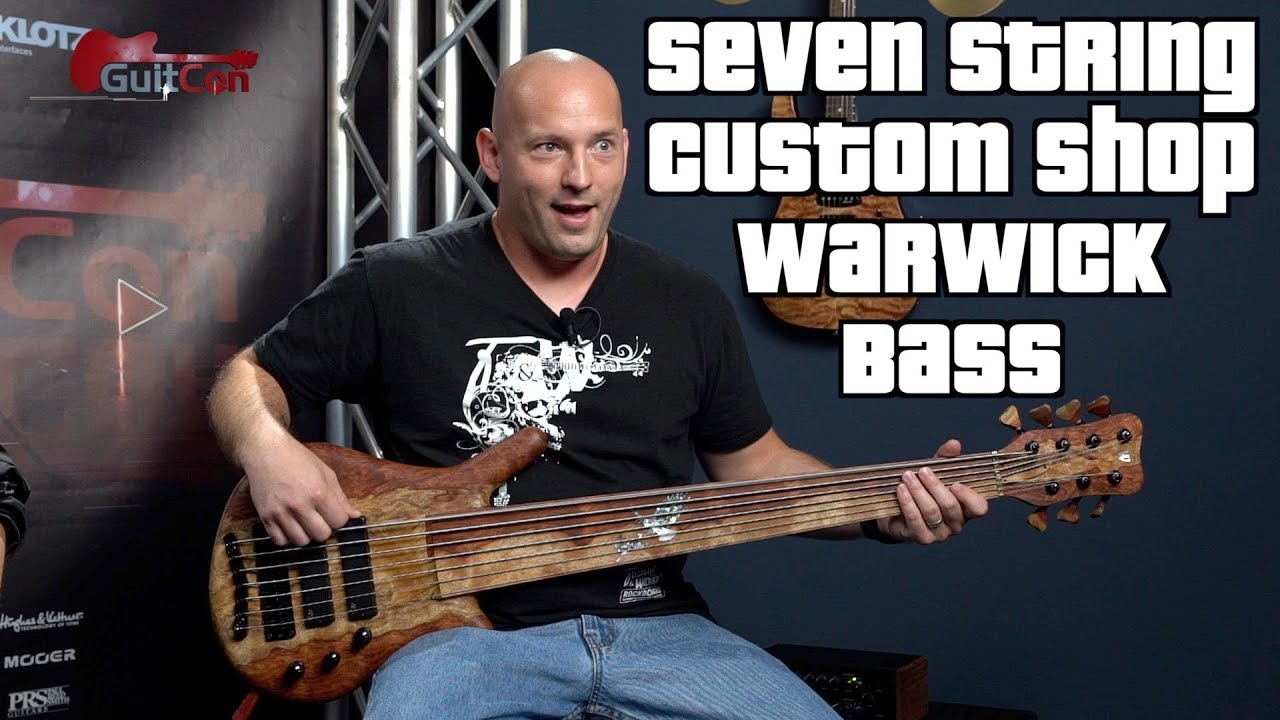 Jon Munnier's Seven String Fretless Custom Shop Warwick Bass - YouTube