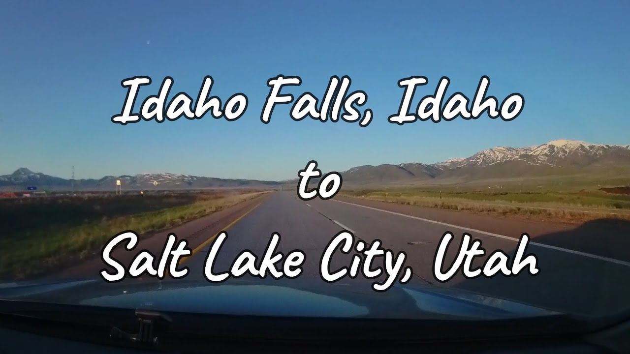 Scenic Dashcam Drive: Idaho Falls to Salt Lake City 🚗 | Stunning ...