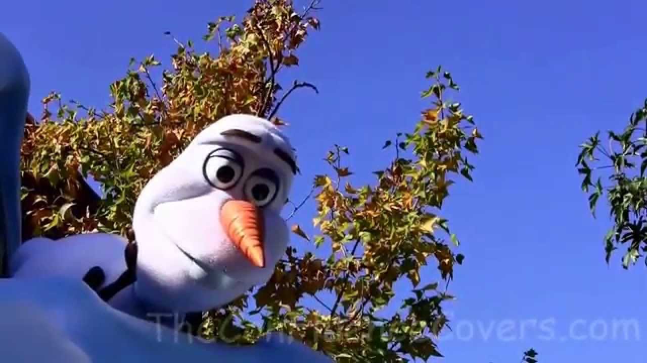 FULL Video of Olaf from Frozen Talking During Day Royal Reception Meet ...