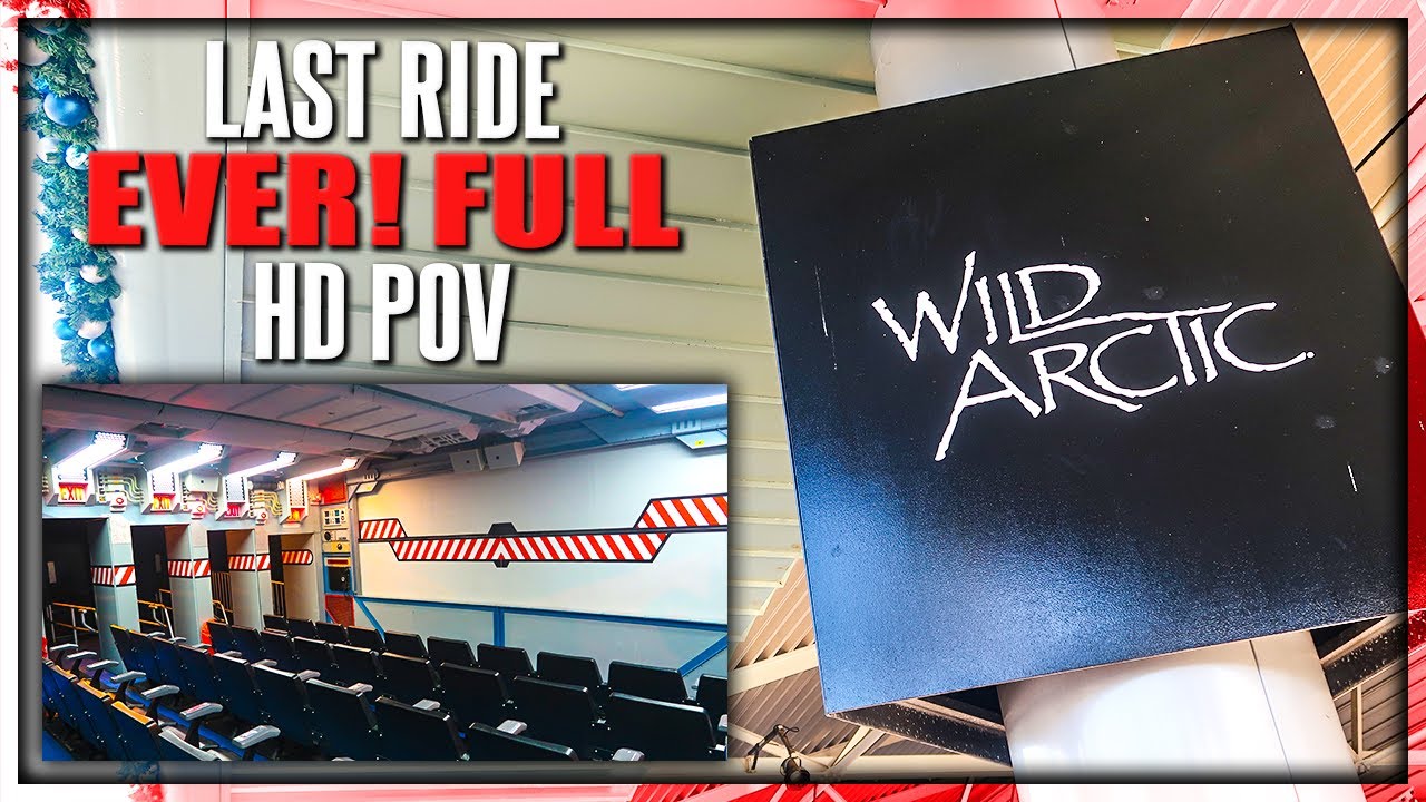 Wild Arctic Attraction VERY LAST RIDE EVER at SeaWorld San Diego Full ...