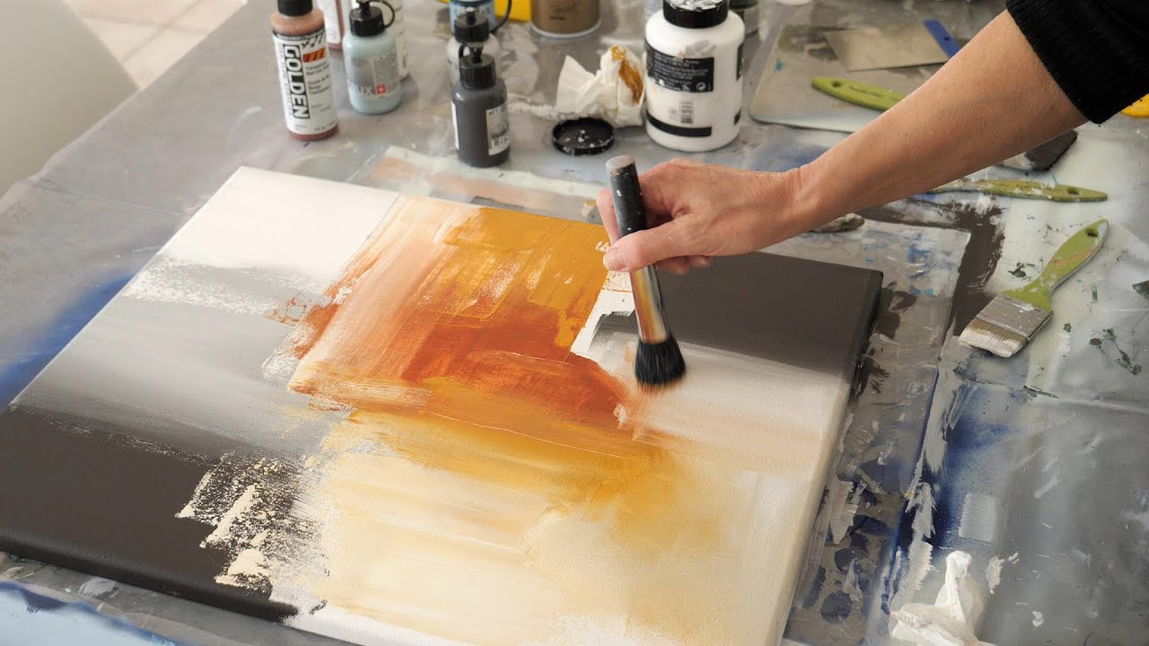 Viral painting/Abstrakte malerei/Demo Peinture abstraite/Abstract Art ...