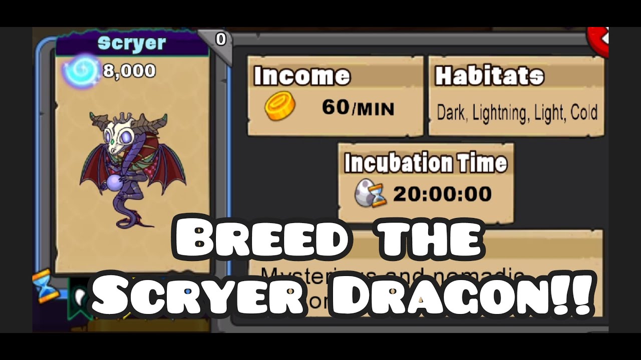 How to Breed the Scryer Dragon Dragonvale/Breeding Guide/Breeding Tips ...