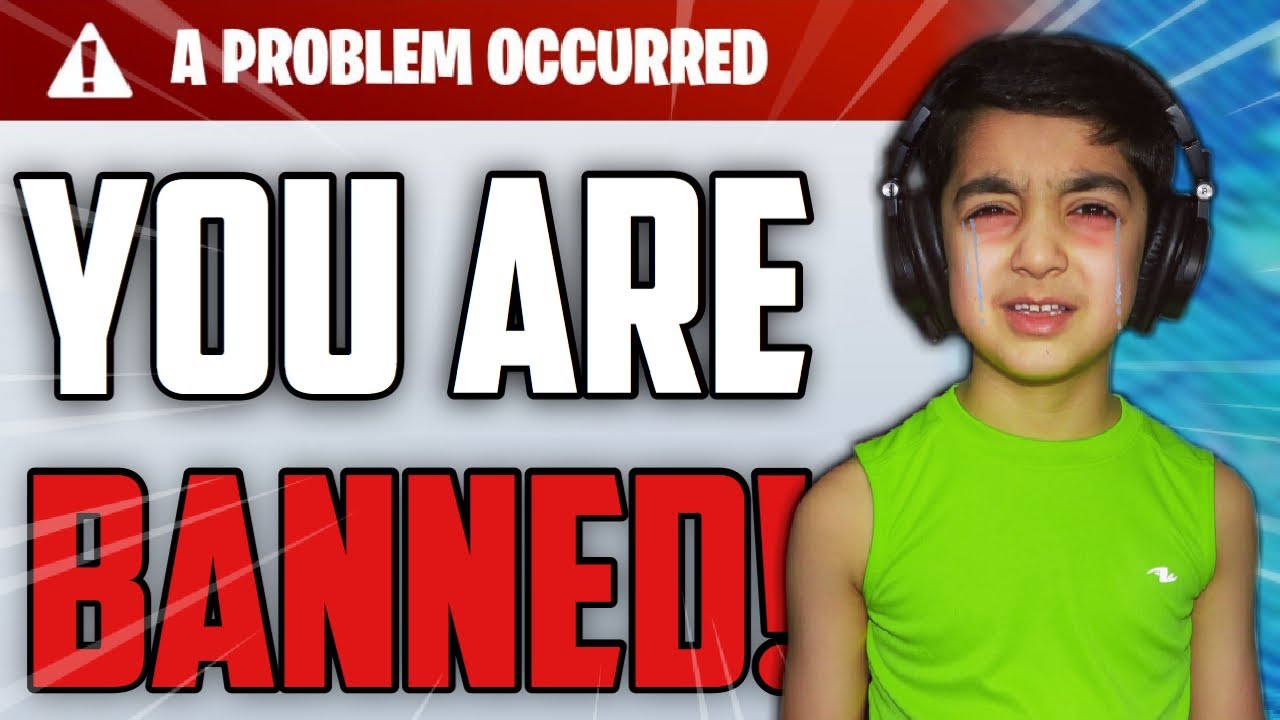 5 YEAR OLD LITTLE BROTHER GETS BANNED FROM FORTNITE FOREVER! | 5 YEAR ...