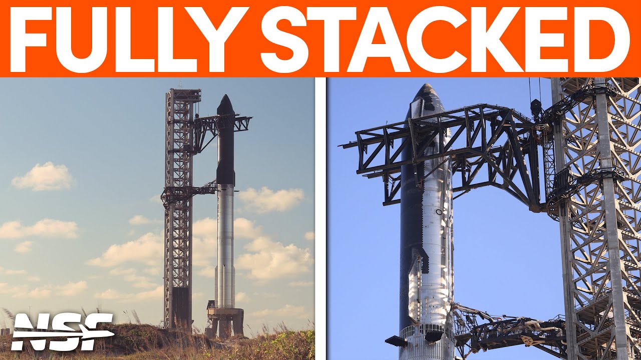 Starship 25 and Booster 9 Re-stacked and Awaiting Flight | SpaceX Boca ...