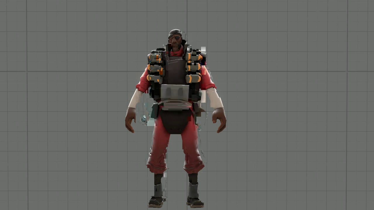 Demoman boss bot unused animation on regular demoman - YouTube