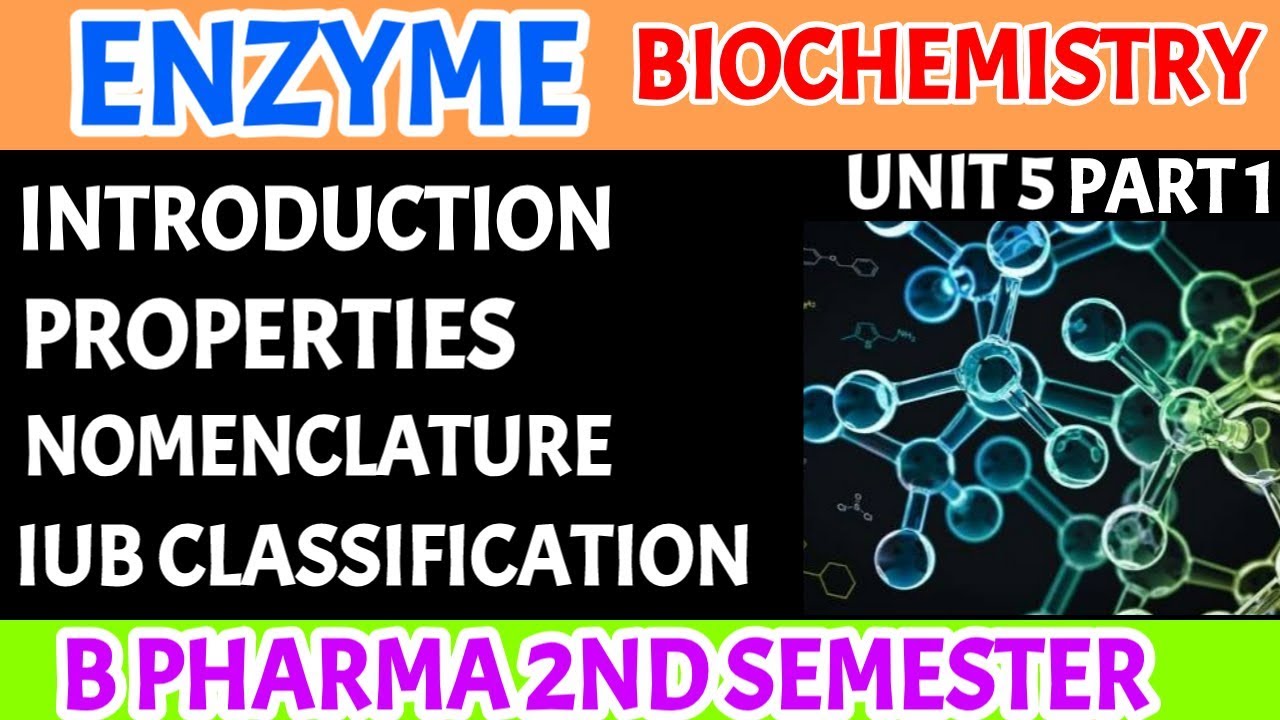 Enzymes || Nomenclature and iub Classification of enzyme || - YouTube