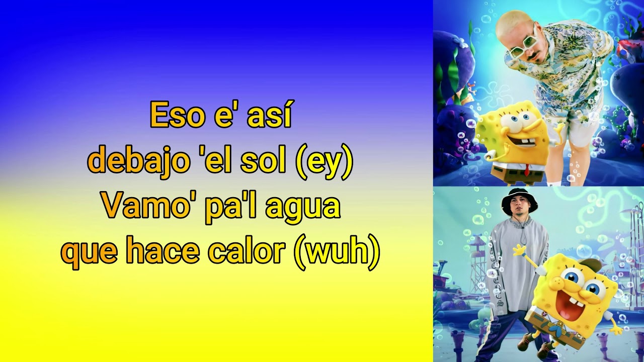 Tainy, J Balvin- Agua (Lyrics) - YouTube