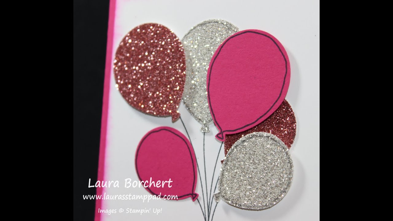 Stampin' Up! Balloon Celebration Stamp Set - Laura's Stamp Pad - YouTube