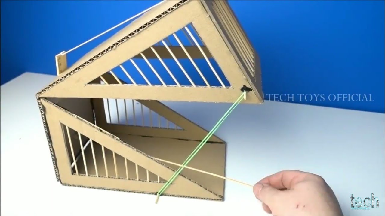 How to make Mouse Trap with Cardboard-DIY | Mouse Trap with Cardboard ...