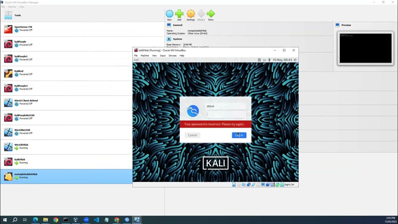Ethical Hacking lab Configure Kali Owaspbwa metasploitable VMs to bridged wireless network - YouTube