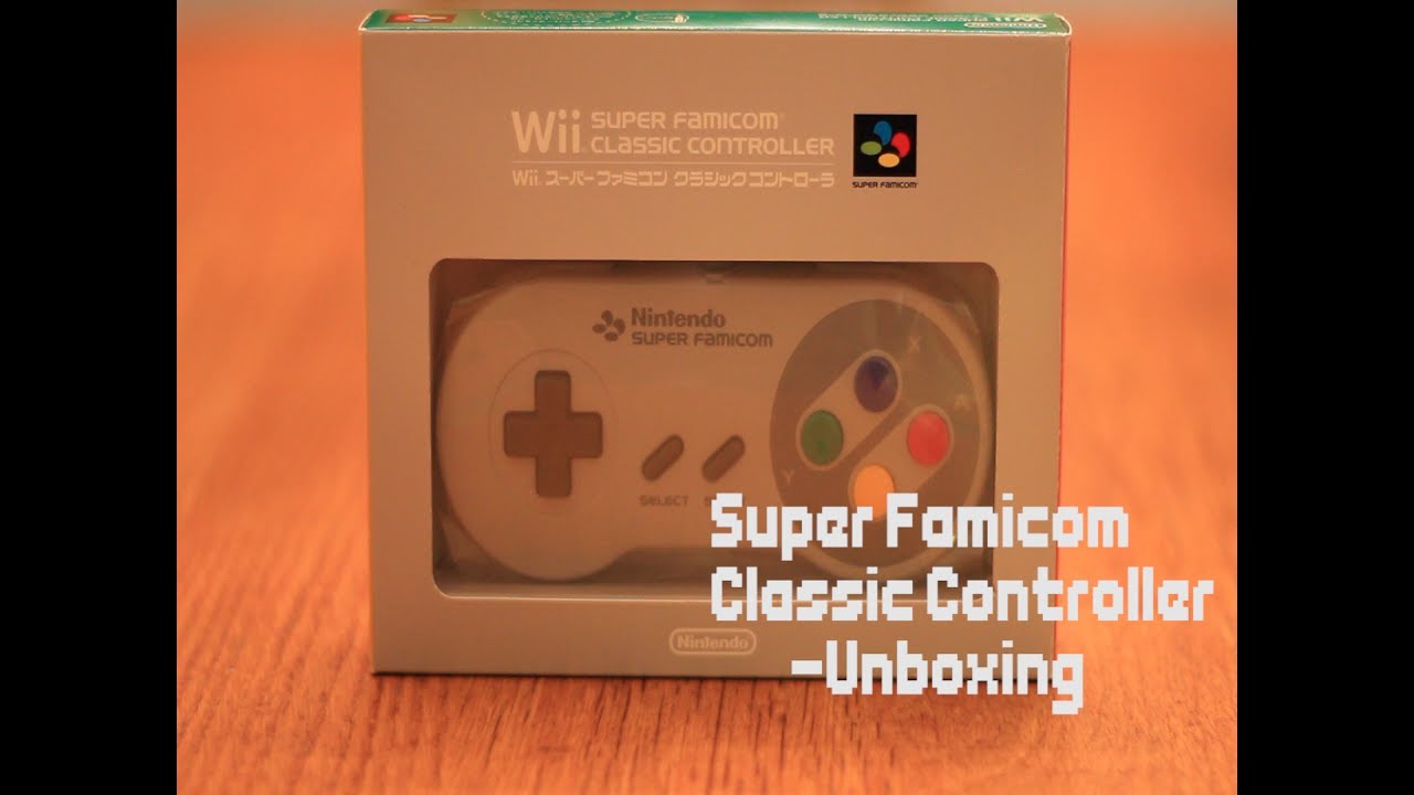 Super Famicom Classic Controller Unboxing - YouTube